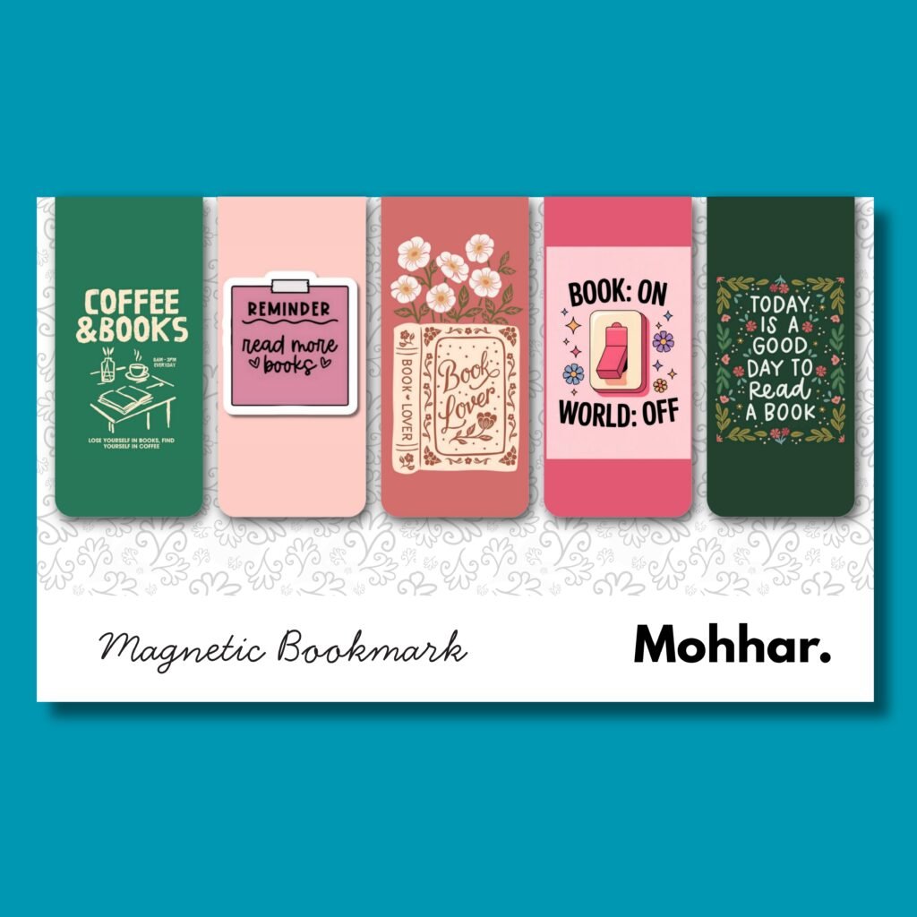 Book Quote Magnetic Bookmarks Set of 5 – Inspirational & Literary ...