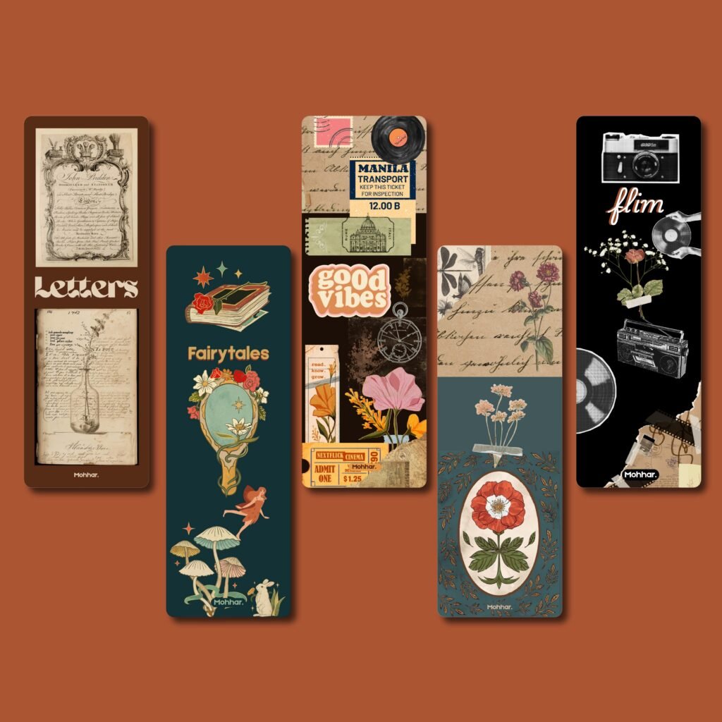 Vintage Bookmarks Set of 10 – Classic & Retro Designs – Thermal Matt ...